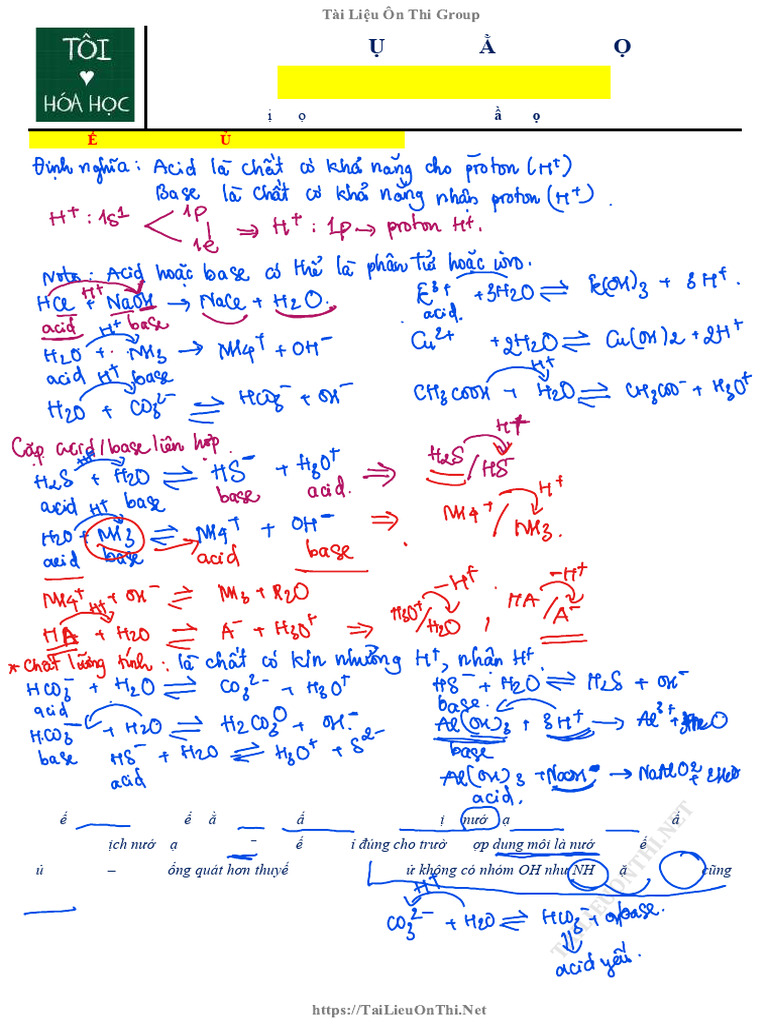 LIVE 4 ACID & BASE | PDF