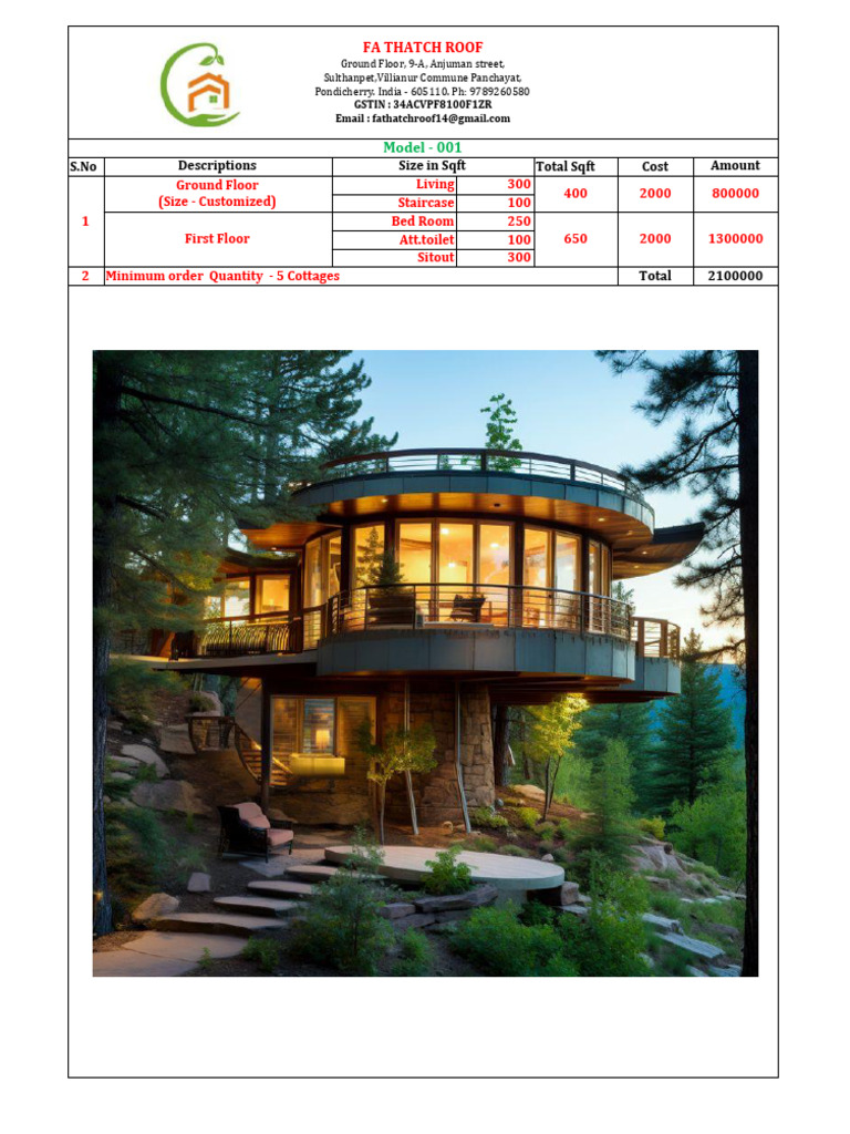 Tree House Model Brochure | PDF | Buildings And Structures