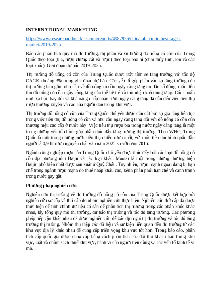 International Marketing | PDF