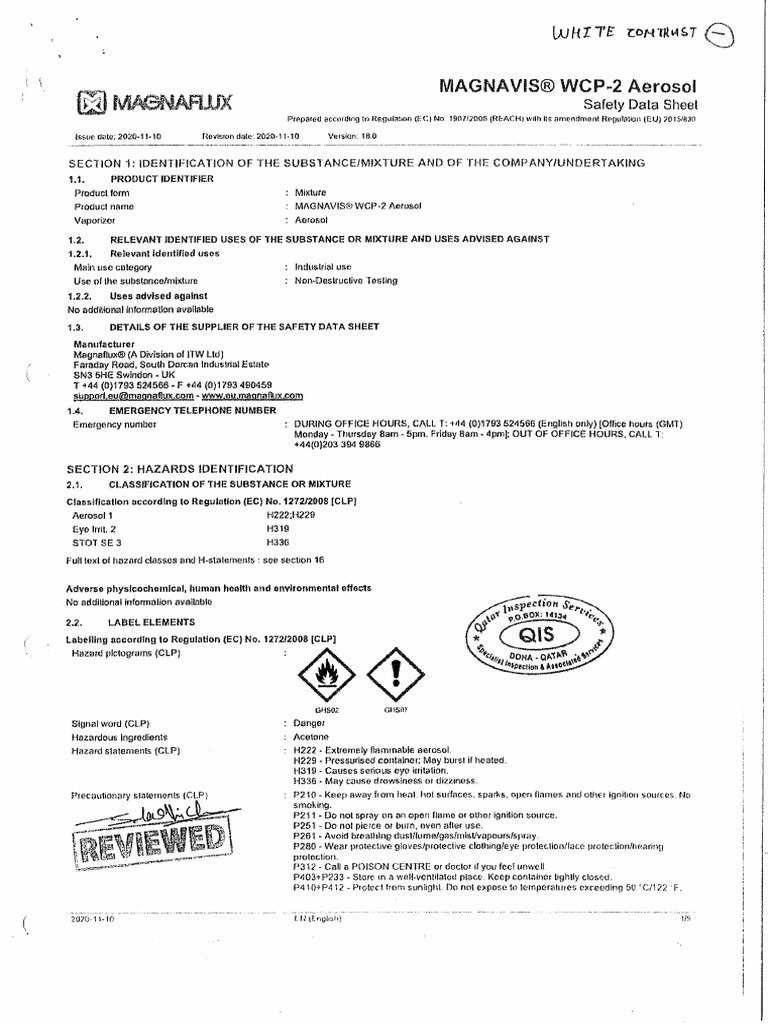 WCP-MSDS | PDF