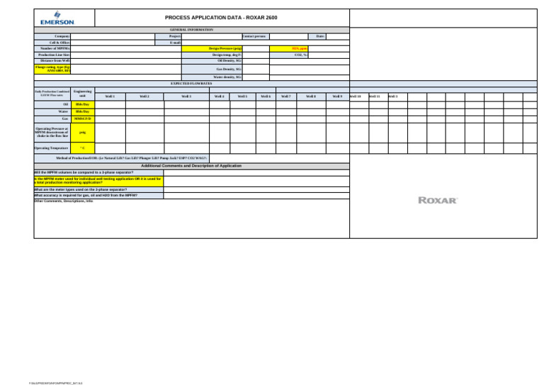 Roxar MPFM Application Data Sheet For Well Testing | PDF | Gas ...