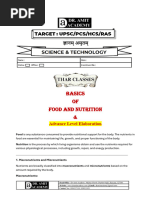 Food Nutrition and Health Notes | PDF | Diet (Nutrition) | Diet & Nutrition