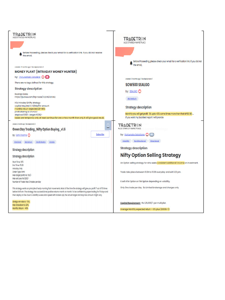 Annexure 3 - Screenshots of Assured Returns Offered | PDF