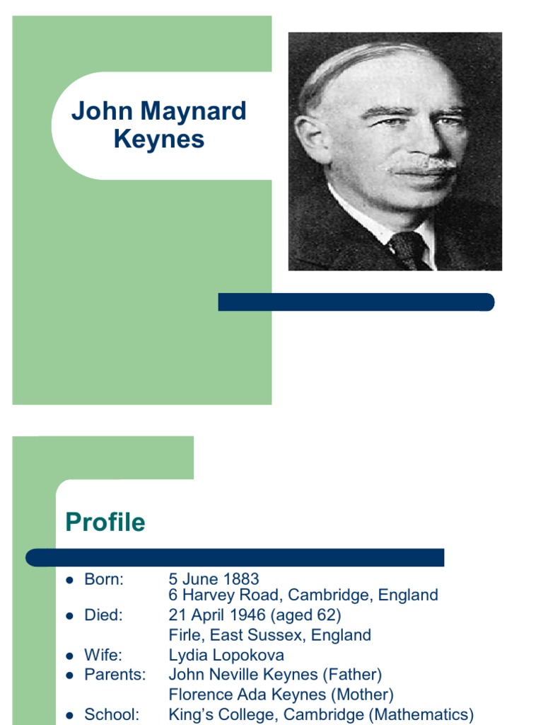 John Maynard Keynes | PDF | Keynesian Economics | Macroeconomics