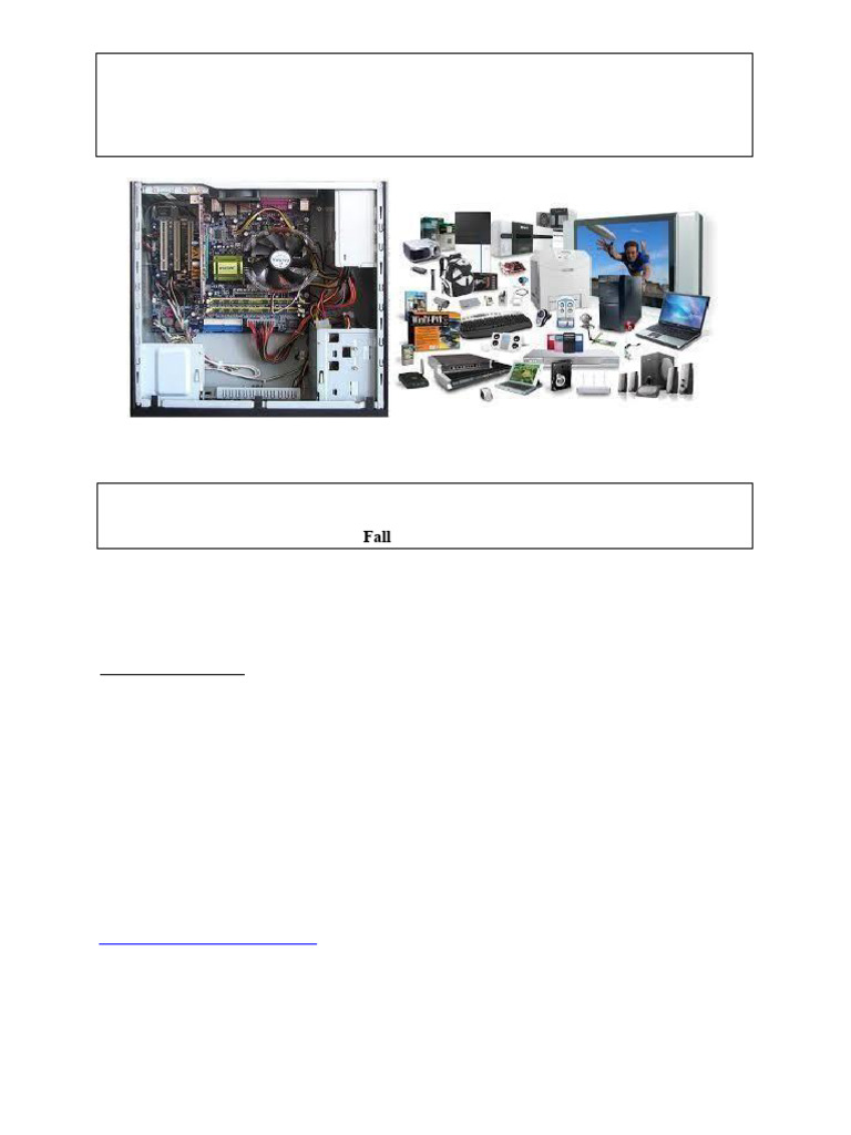 PC Hardware Syllabus-Online-Fall 2024 | PDF | Personal Computers ...