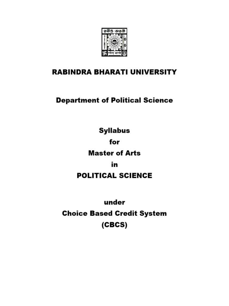 MA Political Science Syllabus RBU CBCS | PDF | Liberalism | Mahatma Gandhi