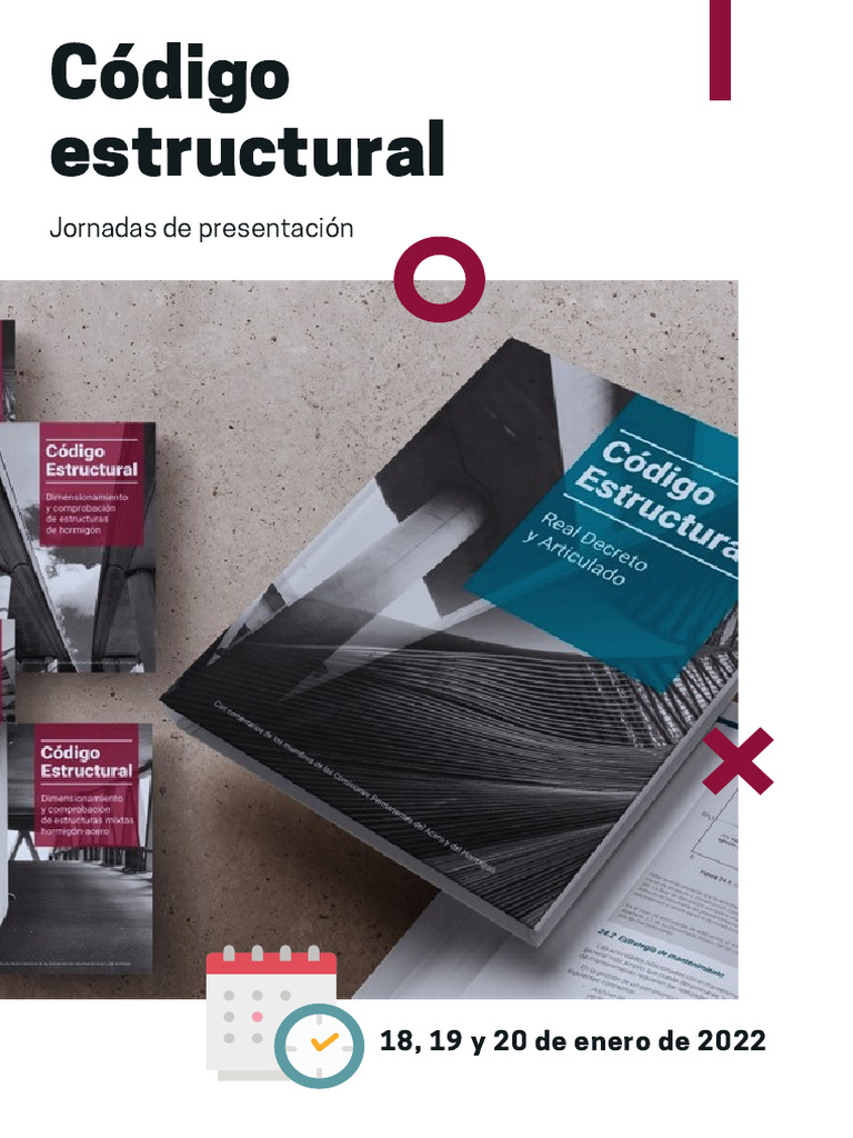 Programa Jornadas-de-presentacion-del-Codigo-Estructural | PDF | Hormigón | Material compuesto