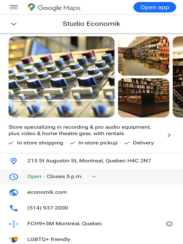 Studio Economik - Google Maps | PDF