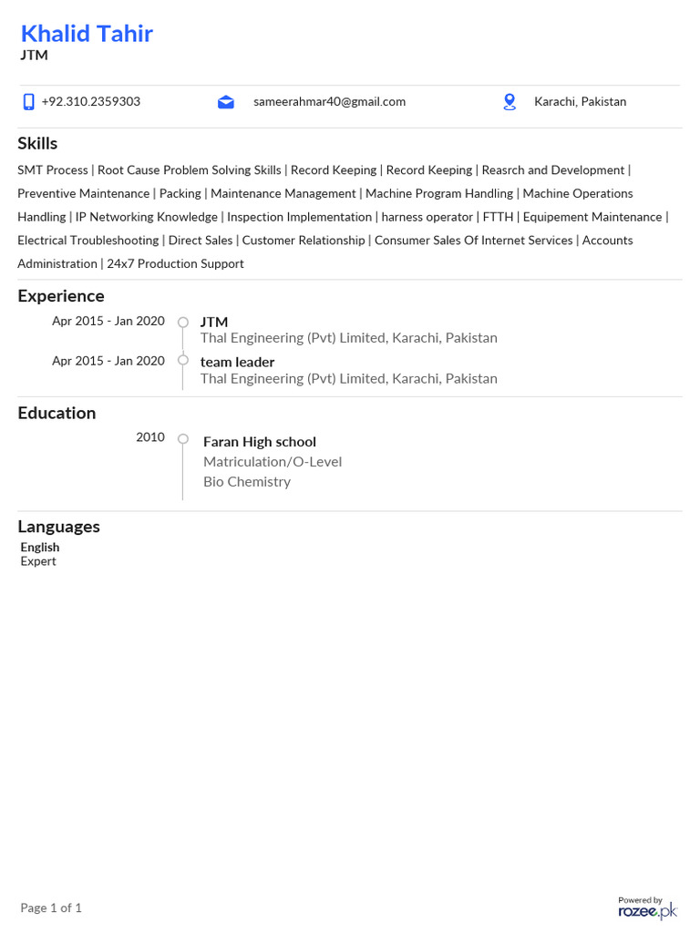 Rozee-CV-186298134-12523360-khalid-tahir (1) (1) | PDF