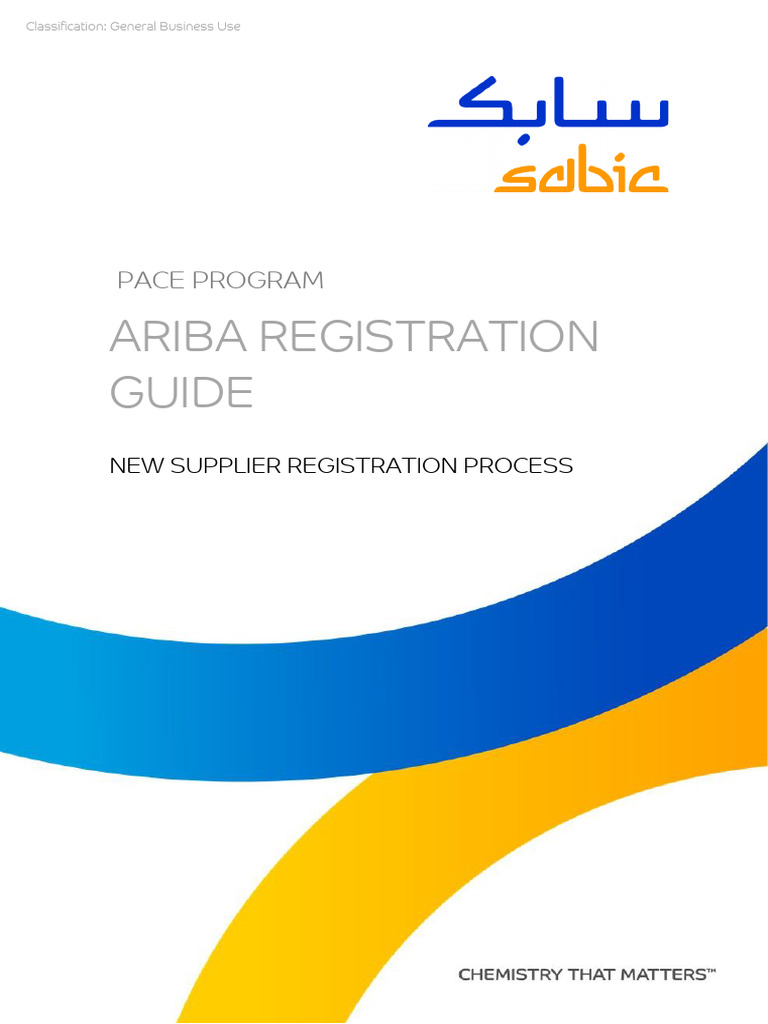 Sabic Suppliers Registration Guide For New Sabic Suppliers English ...