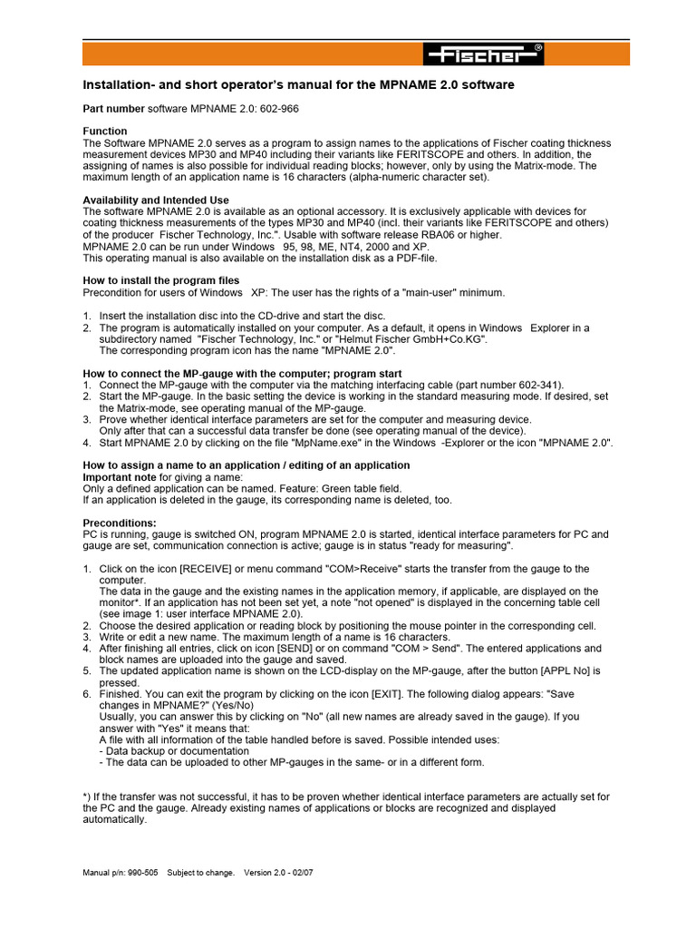 operator’s manual | PDF | Icon (Computing) | Computer Program