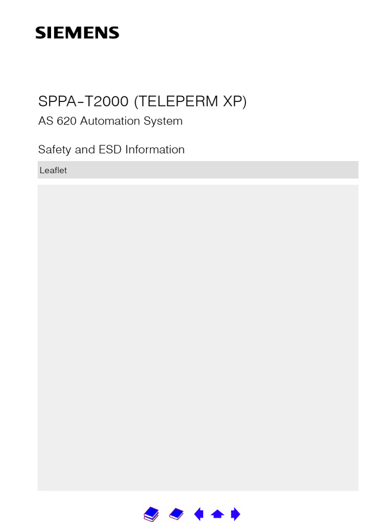 Sppa - T2000 (Teleperm XP) | PDF | Electrostatic Discharge | Mains ...