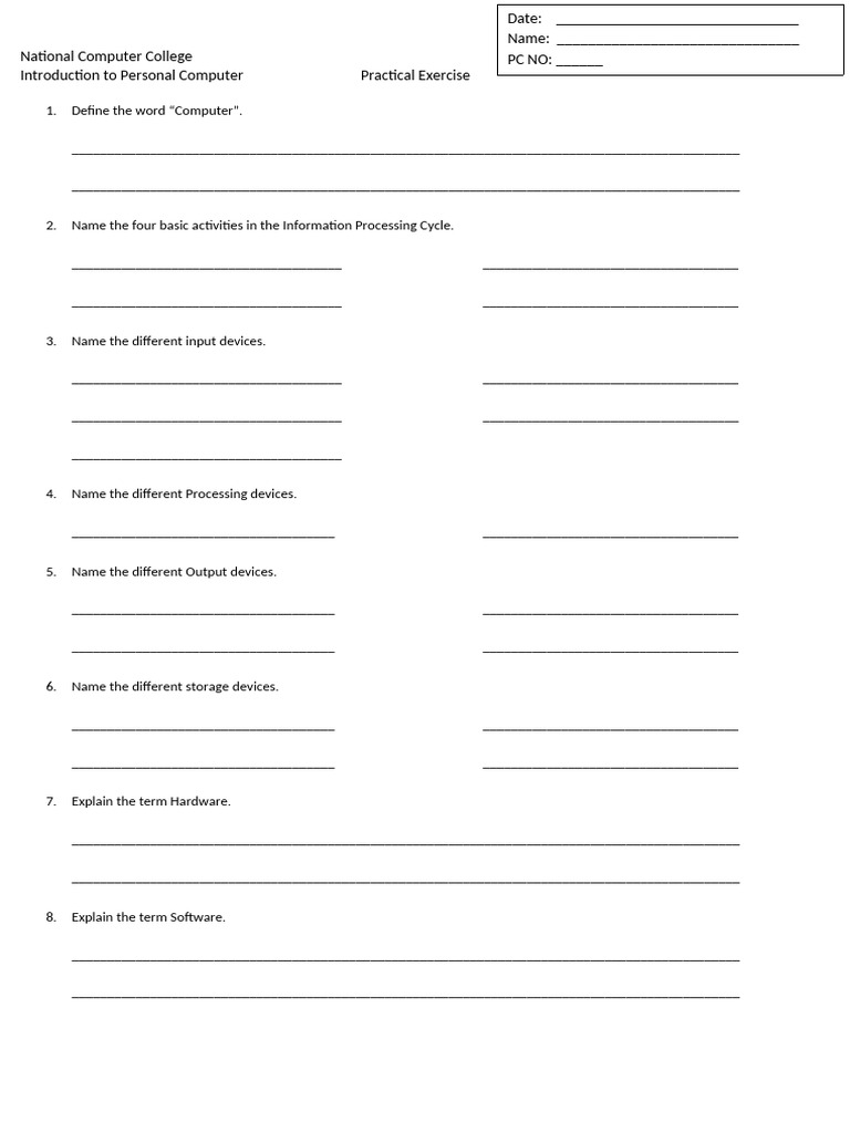 Introduction to Personal Computers Guide | PDF | Software | System Software