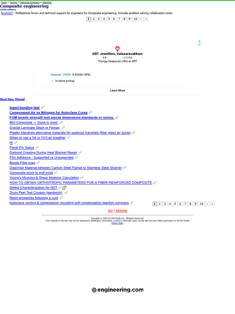 Composite Engineering Forum - Eng-Tips | PDF | Composite Material ...