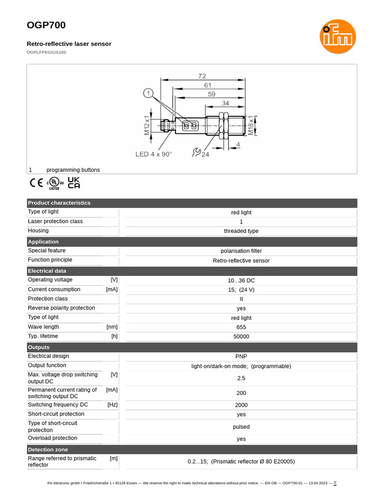OGP700-01_EN-GB (1) | PDF | Polarization (Waves) | Power Supply