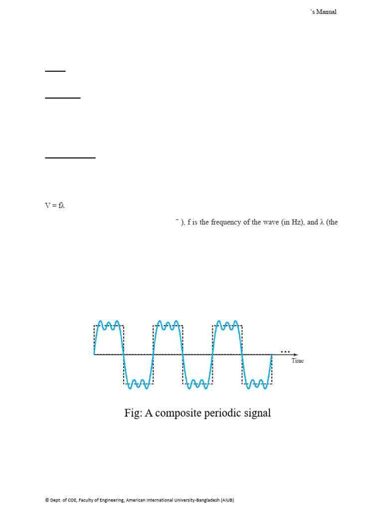 Data_Comm_EXP_2_Instructor_Manual | PDF | Bit Rate | Frequency
