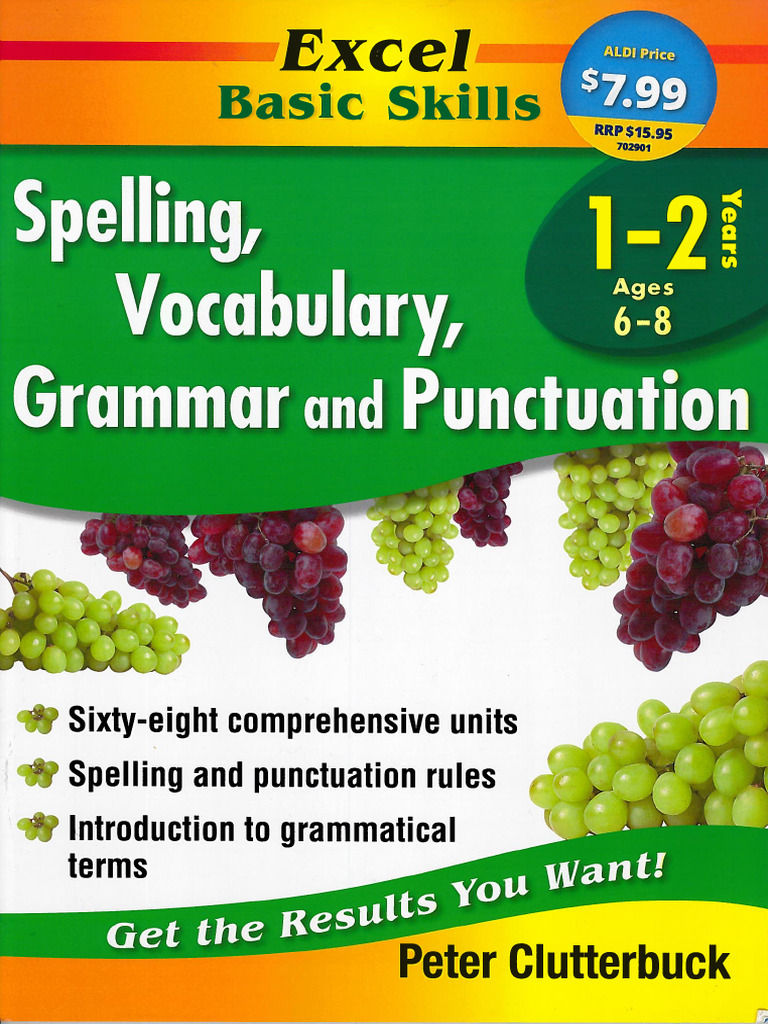 excel basic skills spelling, vocabulary, grammar | PDF