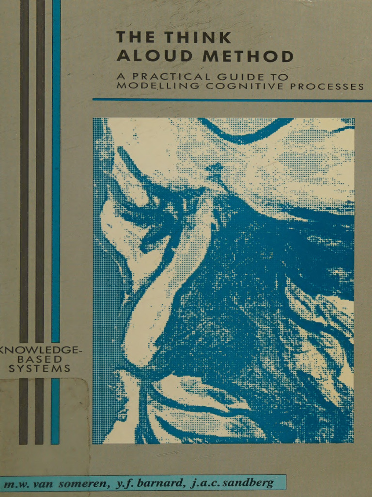 The Think Aloud Method - A Practical Guide To Modelling | PDF | Teaching Methods & Materials ...