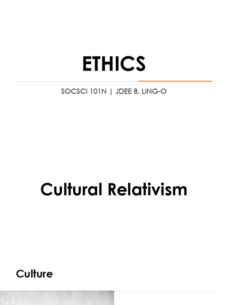 Cultural Relativism | PDF