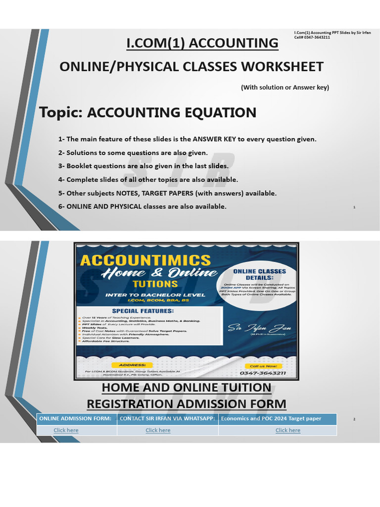 Xi Accounting Past Papers Micro | PDF | Debits And Credits | Equity ...