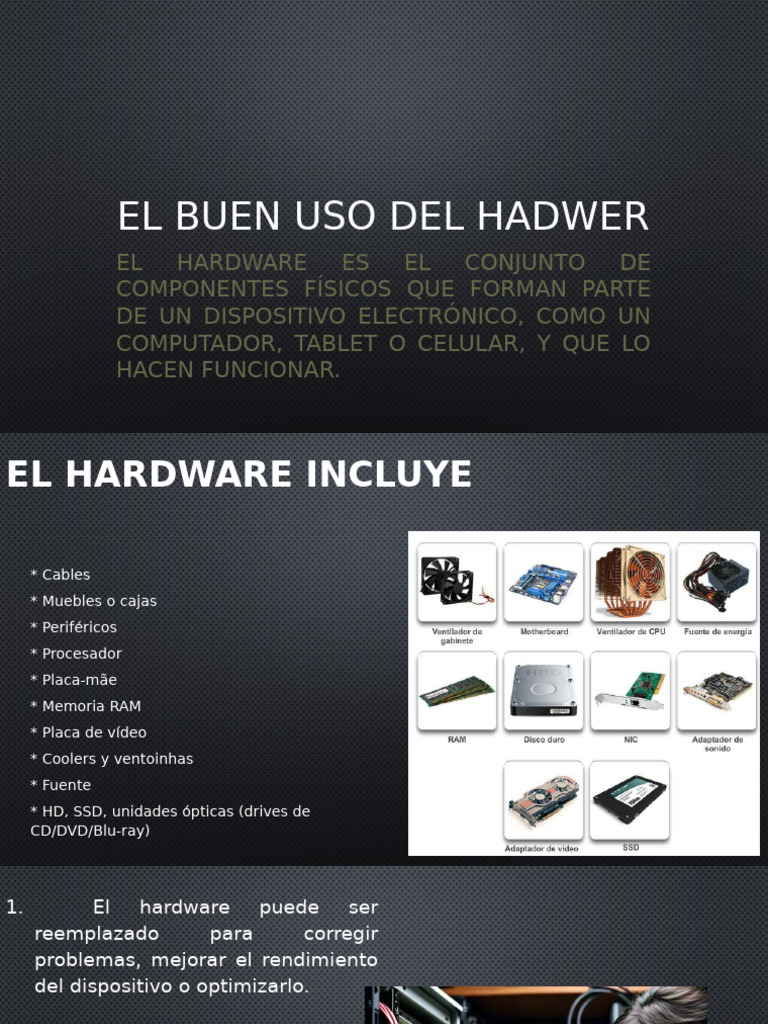 Guía para el Buen Uso del Hardware | PDF | Tecnología