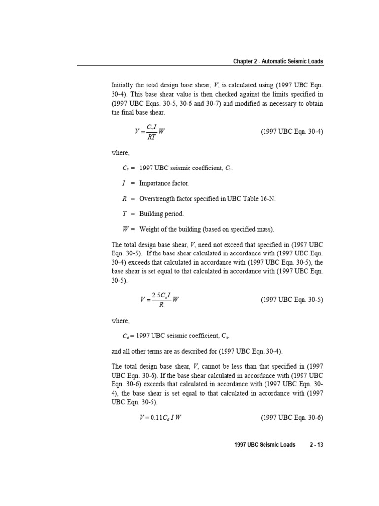 UBC Seismic Load 4 | PDF