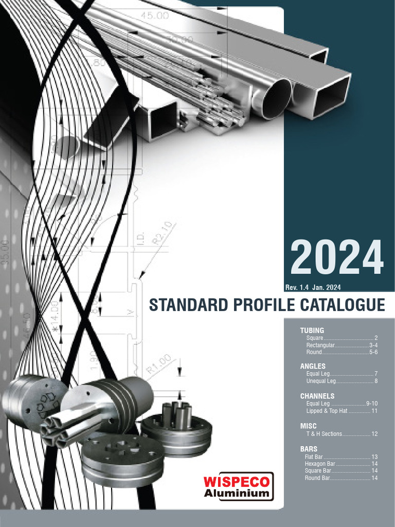 Standard Profile Catalogue Rev. 1.4 Jan. 2024 | PDF | Extrusion ...