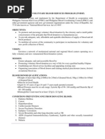 National Voluntary Blood Services Program (NVBSP) : Mission | PDF ...