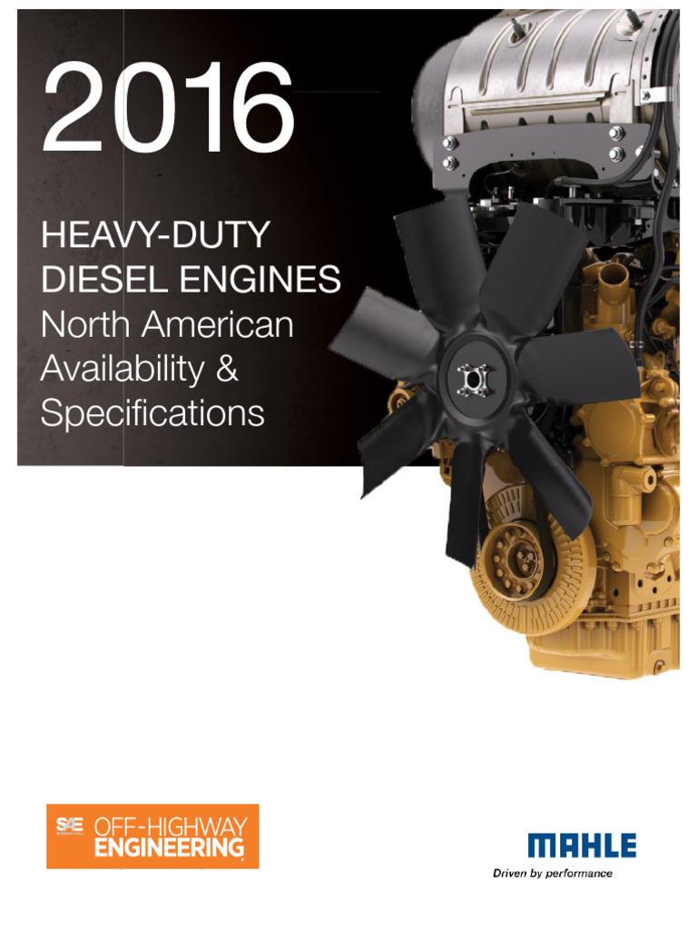 SAE(Mahle)NA DiselEngineChart 2016pdf | PDF | Engines | Internal ...