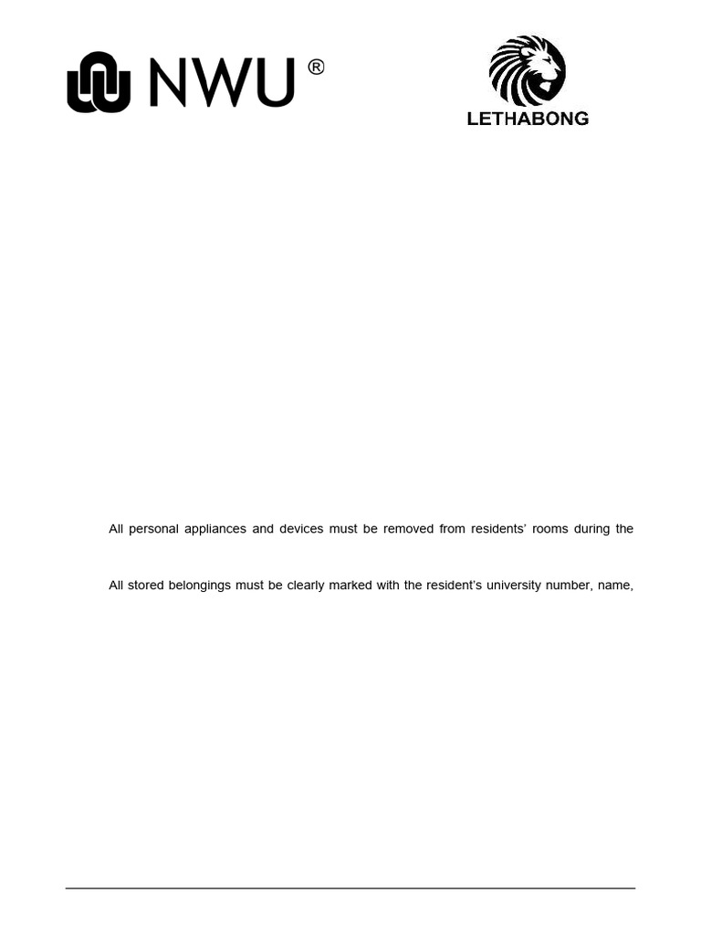 Lethabong Storage Procedure-1 | PDF | Refrigerator