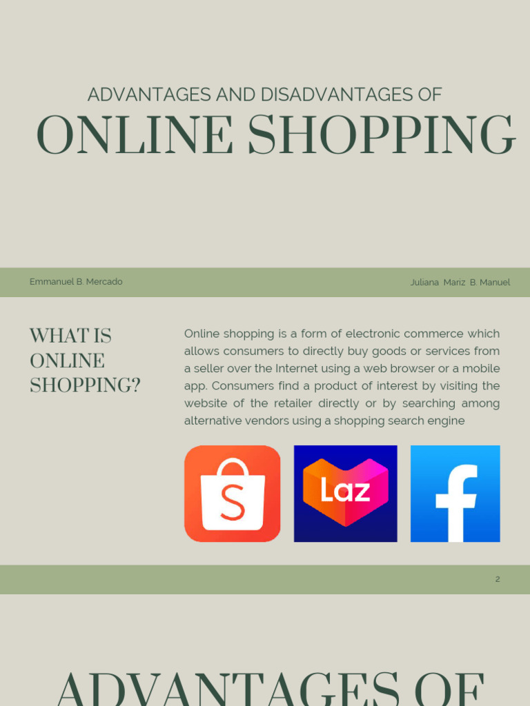 Impact of Online Shops | PDF | Online Shopping | Economies