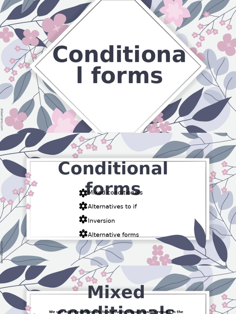 Conditional Forms | PDF | Language Families | Linguistic Typology