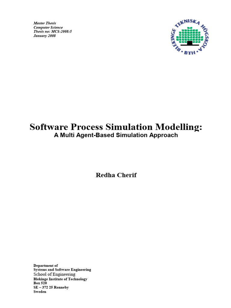 FULLTEXT01 | PDF | Simulation | Methodology