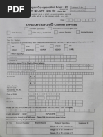 Sbi Atm Card Application | PDF | Banking Technology | Banking