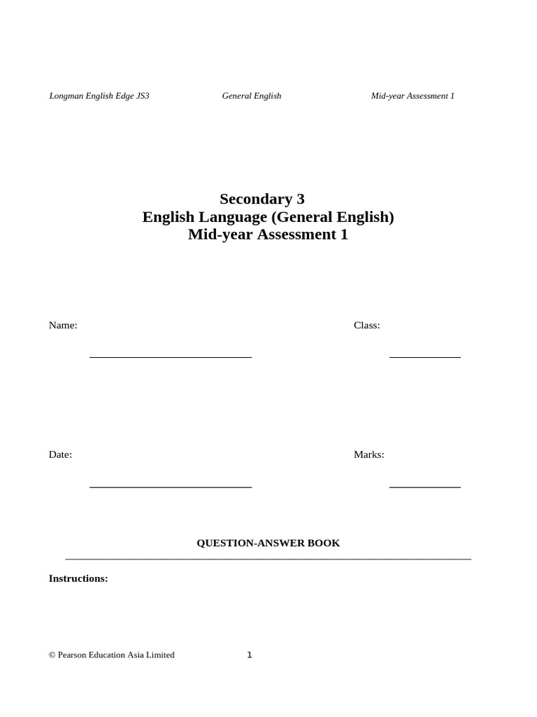 Edge JS3 - MYA - 1 - GE - Student | PDF | Mental Disorder | Stress (Biology)