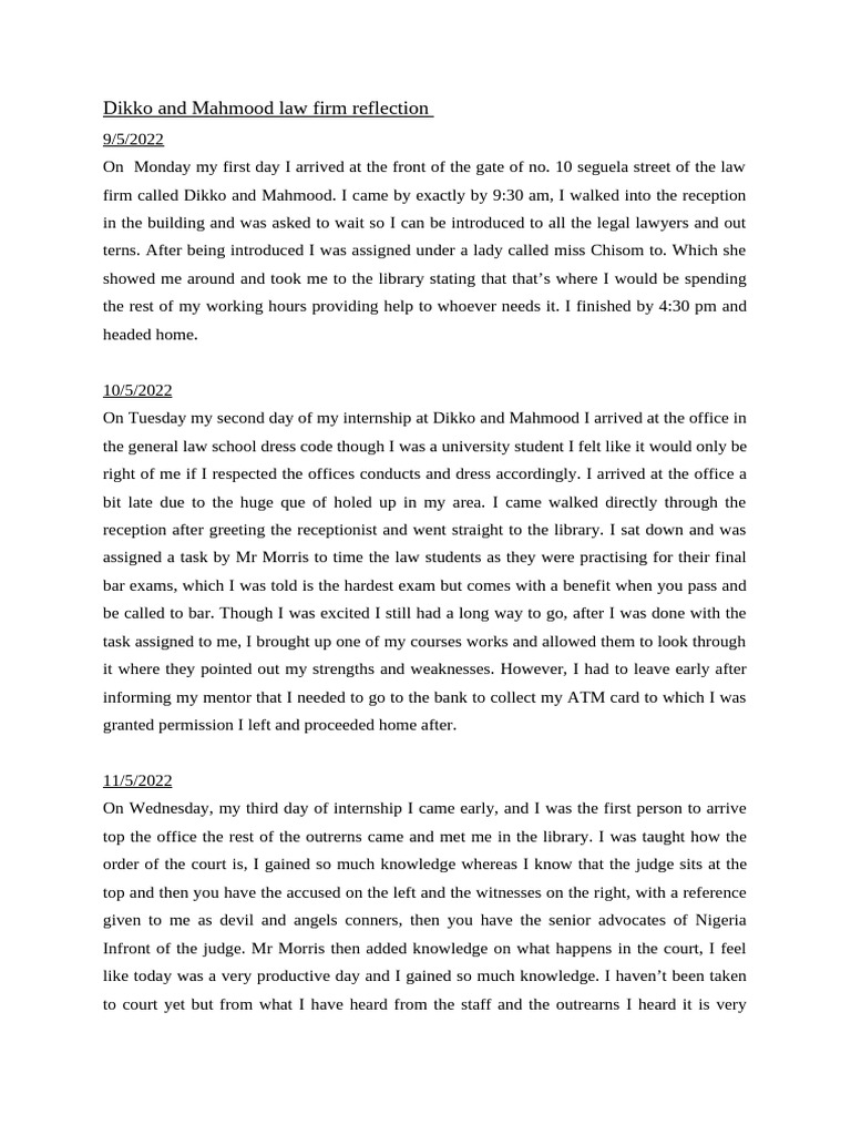 Dikko and Mahmood Law Firm Reflect | PDF | Justice | Crime & Violence