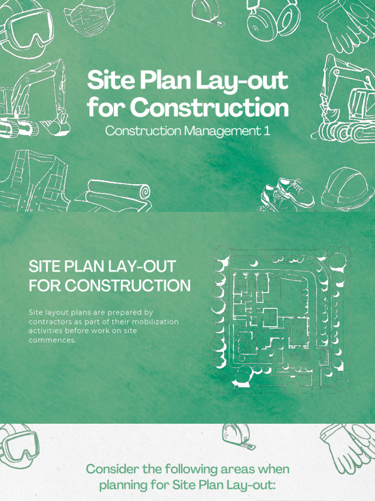 03.1 Site Plan Layout For Construction | PDF