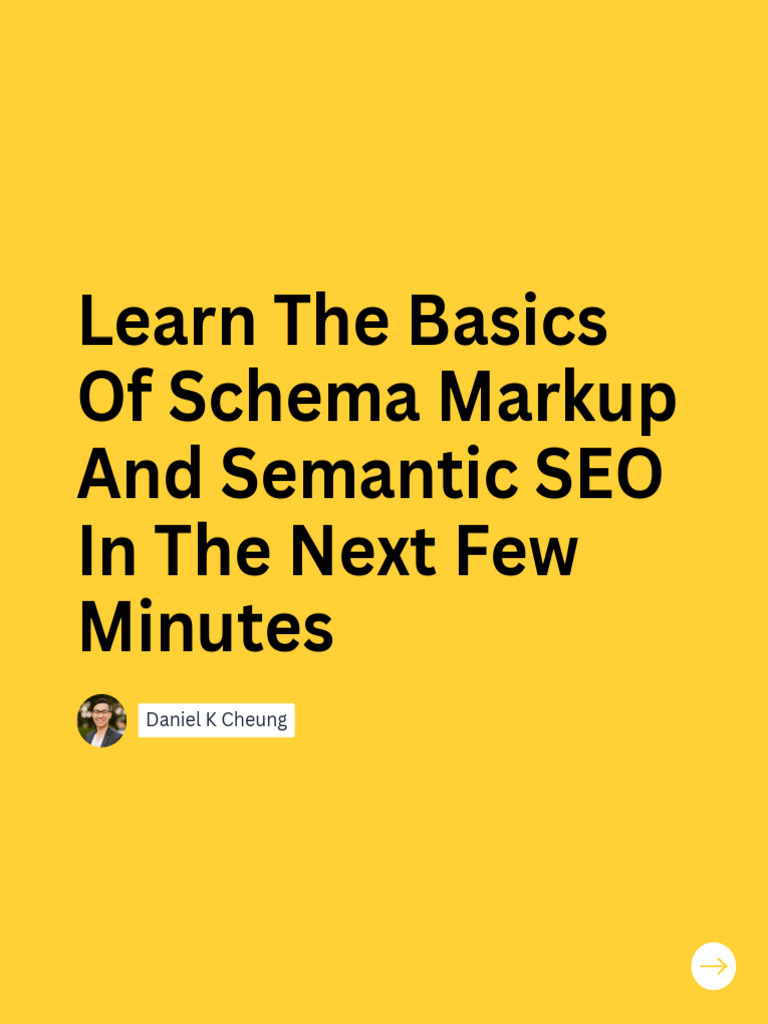 Introduction To Schema Markup and Semantic SEO | PDF | Search Engine Optimization | Conceptual Model