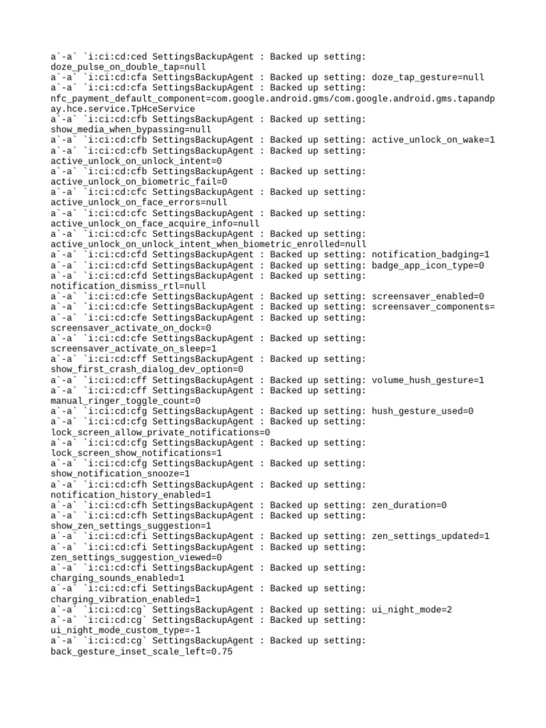 Settings Provider | PDF | Computers | Technology & Engineering