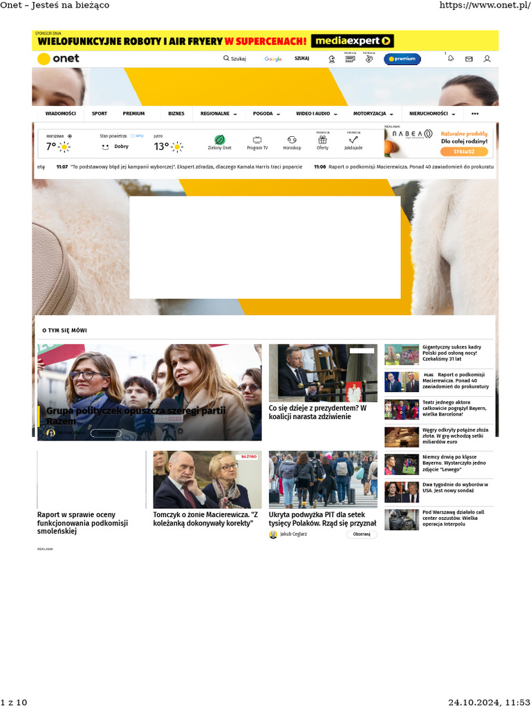 Wiadomo CI Sport Premium Biznes Regionalne Pogoda Wideo I Audio Motoryzacja Nieruchomo CI | PDF