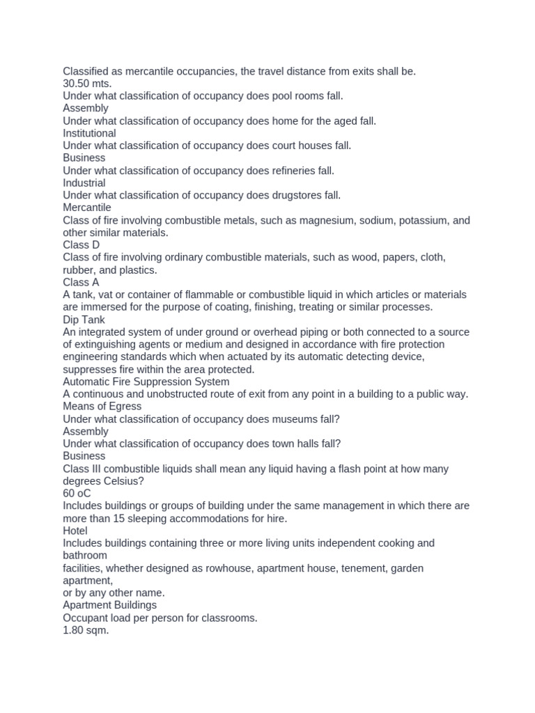 Classified As Mercantile Occupancies | PDF