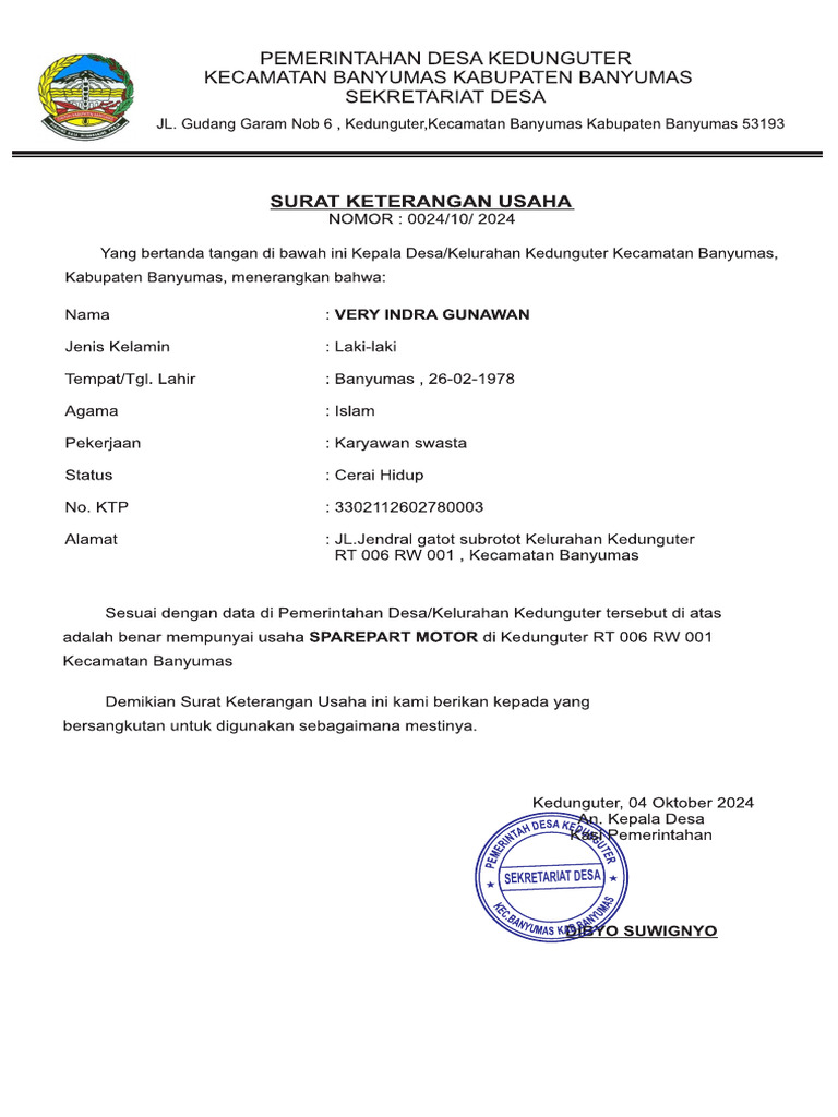 SUKET USAHA VERY Fix | PDF