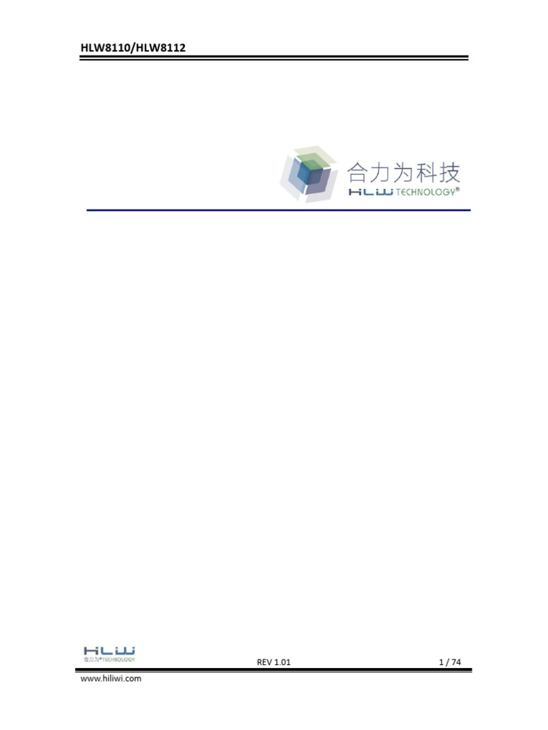 HLW8110/8112 Data Sheet | PDF | Ac Power | Root Mean Square