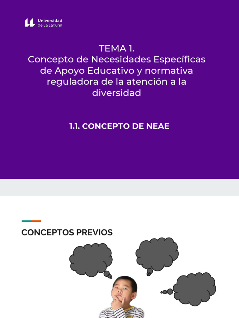1.1. Concepto NEAE-2 | PDF | Espectro autista | Desorden hiperactivo y deficit de atencion
