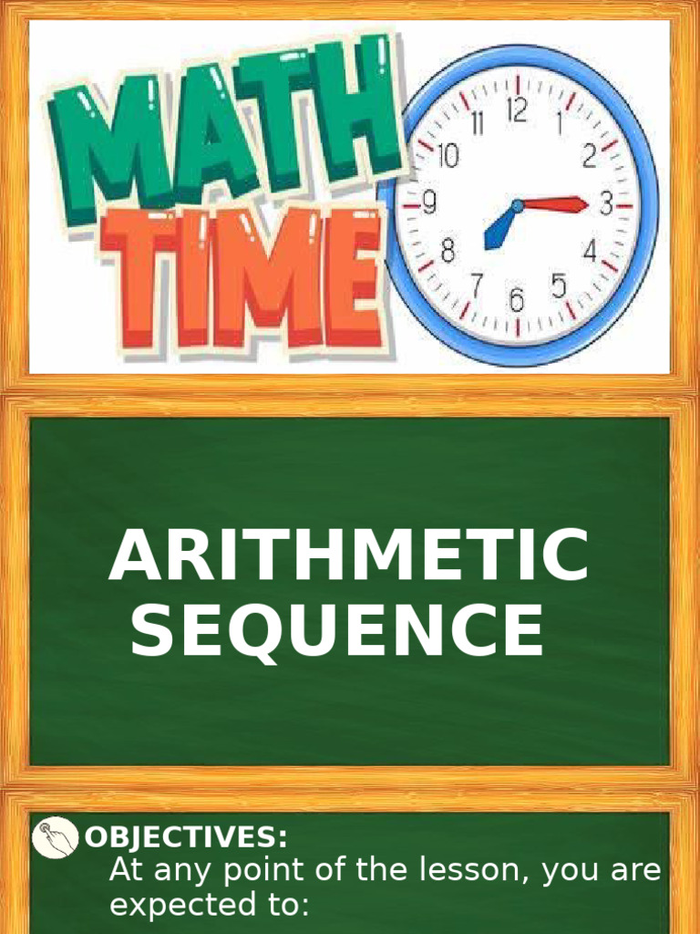 Arithmetic Sequence and Series | PDF | Mean | Sequence