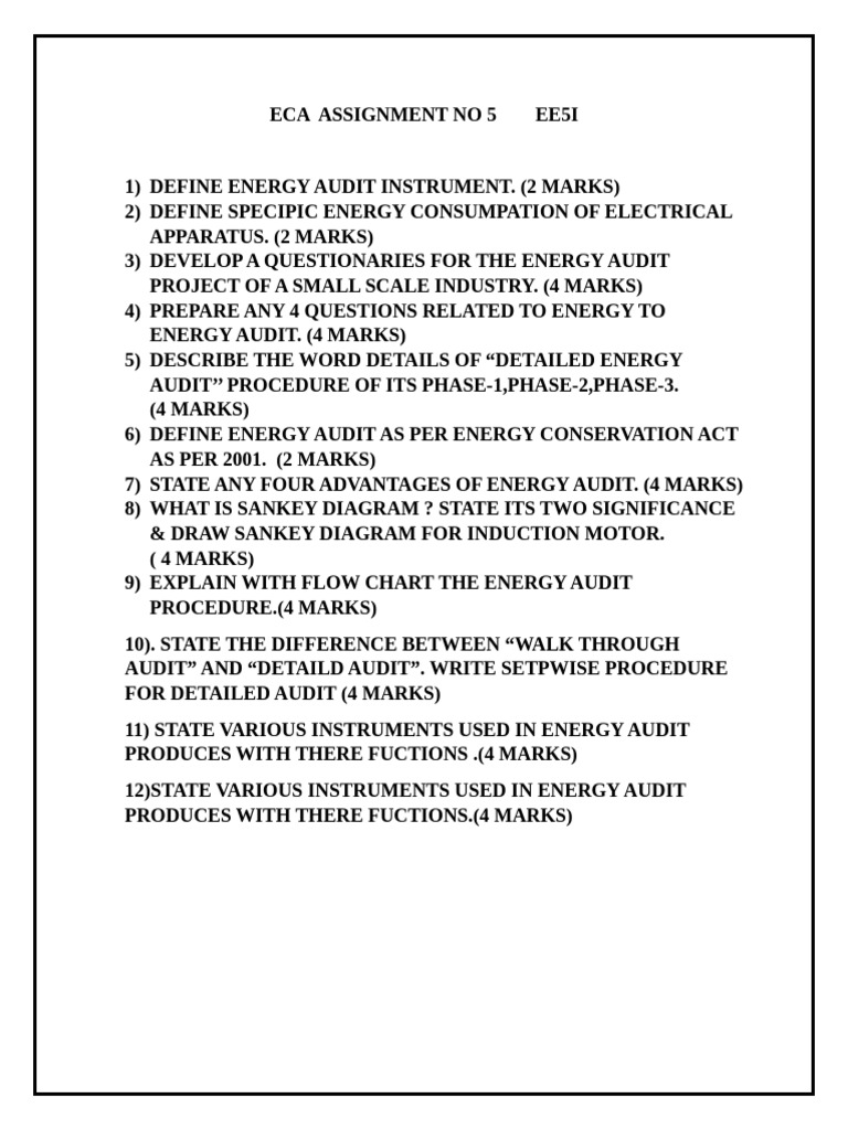 Eca Assignment No 5 Ee5i | PDF | Science & Mathematics