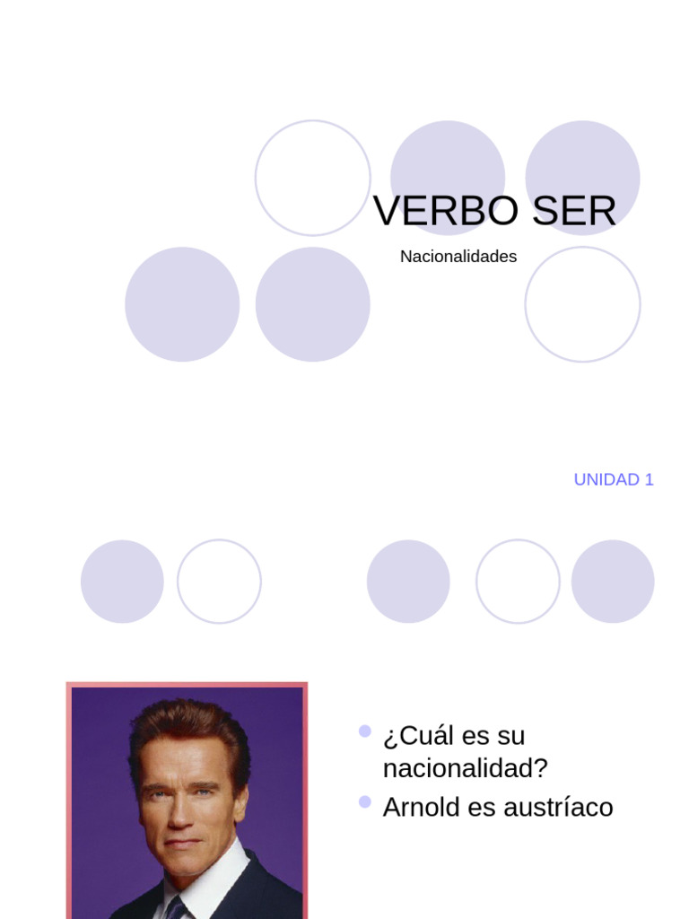 Nacionalidades con el verbo ser | PDF