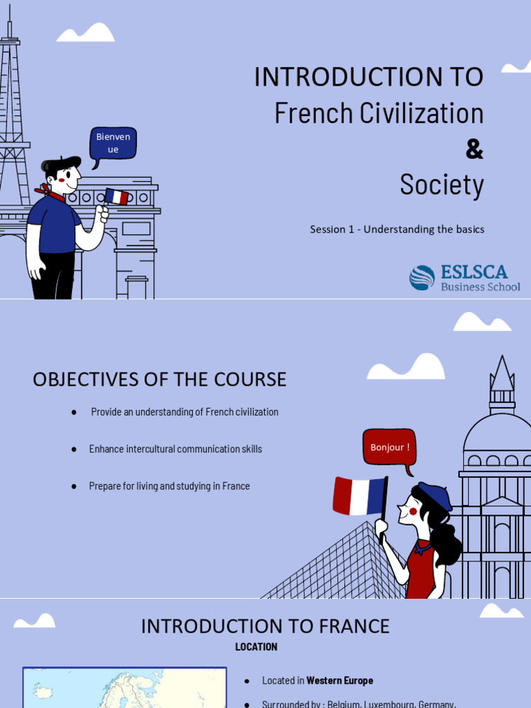 S1 - Introduction To French Civilization and Society - Egy | PDF ...