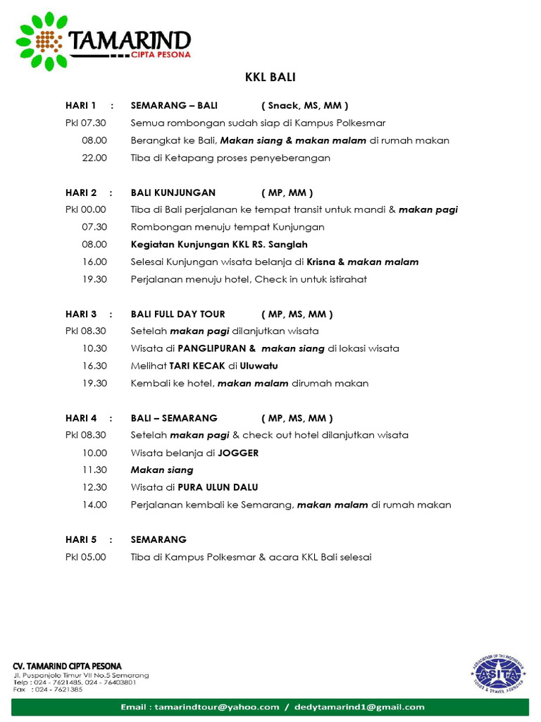 JTRR - Bali 2024-1 | PDF