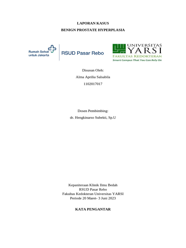 LAPORAN KASUS Stase Bedah Word | PDF